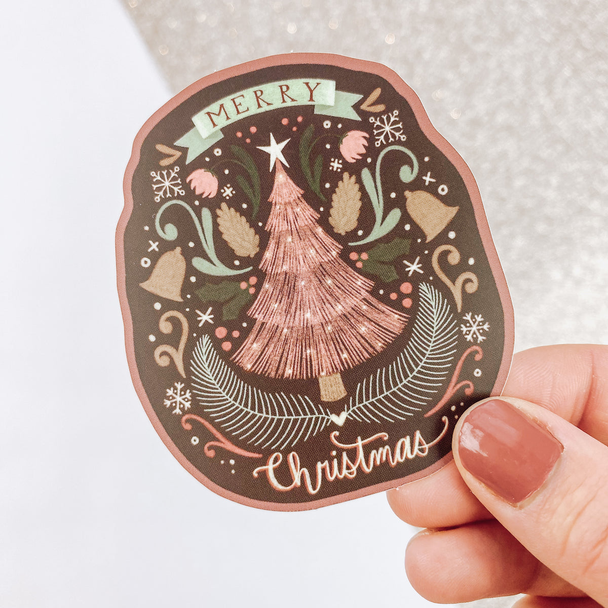 Merry Christmas - Matte Vinyl Sticker – Mira Byler, LLC