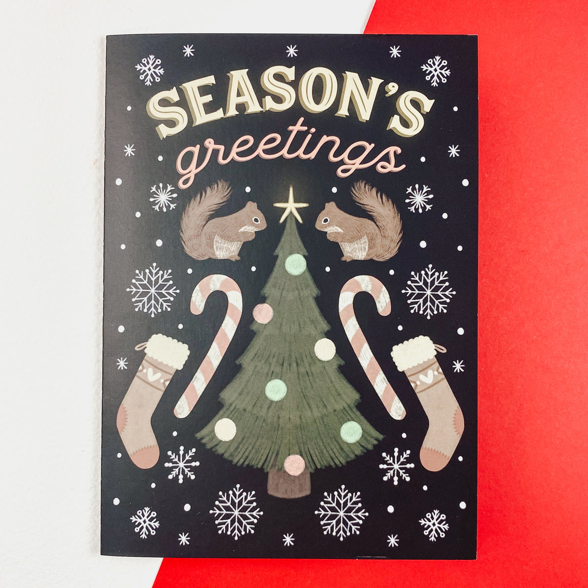 Folk Art Season's Greetings Holiday Card – Mira Byler, LLC