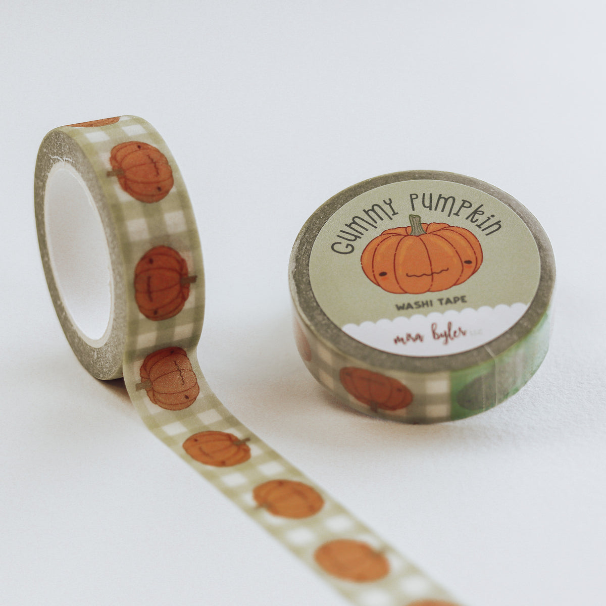 Gummy Pumpkin - Glitter Washi Tape – Mira Byler, LLC